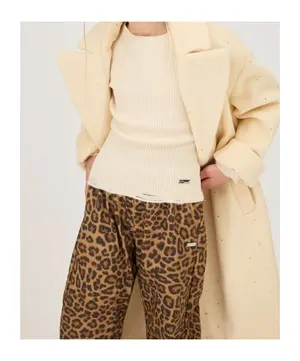 Monnalisa Leopard-print Elasticated-waist Trousers