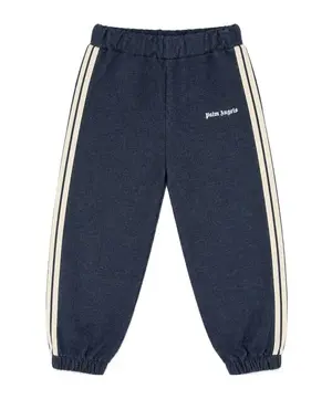 Palm Angels Logo-print Side-stripe Track Pants - Blue