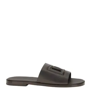 Dolce & Gabbana Embossed Logo Slides - No