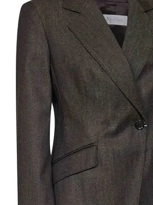 Max Mara Single-breasted Buttoned Blazer