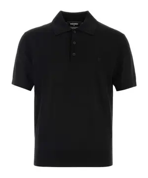 Dsquared2 Short-sleeve Polo Shirt - Black