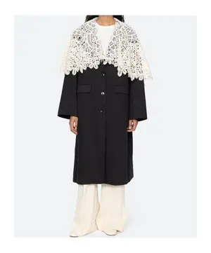 Sea Alina Lace-collar Coat