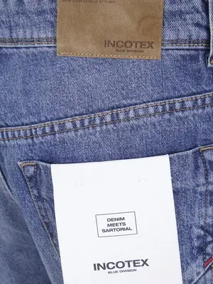 Incotex Regular Fit Straight Denim Jeans