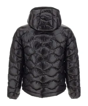 BLAUER. Long-sleeve Hooded Padded Jacket