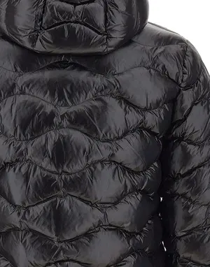BLAUER. Long-sleeve Hooded Padded Jacket