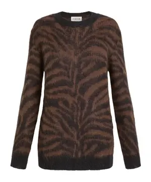 P.a.r.o.s.h Crew-neck Knit Top - Black