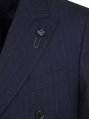 LARDINI Double Breasted Tailored Suit