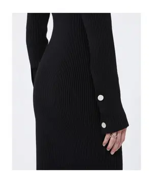 Sportmax Garibo Ribbed Wool Maxi Dress