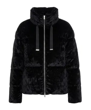 Herno Long-sleeved Down Jacket - Black