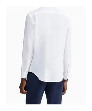 Giorgio Armani Regular Fit Cotton Seersucker Shirt