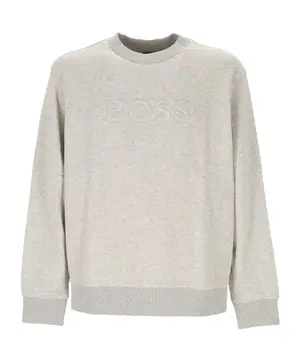 Hugo Boss Logo-embroidered Cotton Sweatshirt - No