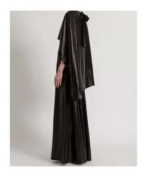 Alberta Ferretti All-over Sequin Cape