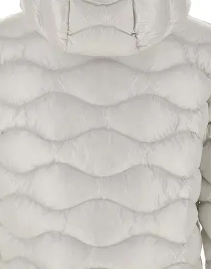 BLAUER. Long-sleeve Hooded Padded Jacket