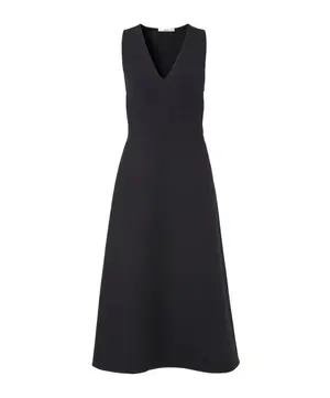 Fendi Silk And Wool Dress - Black