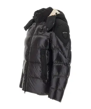BLAUER. Long-sleeve Hooded Padded Jacket