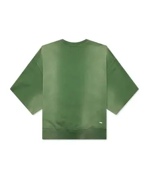 Amiri Logo Patch Short-sleeved Sweatshirt