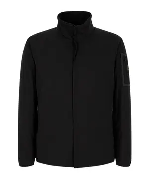Hugo Boss High-neck Long-sleeved Casual Jacket - Black
