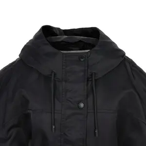Max Mara Quilted Hooded Gilet - Black
