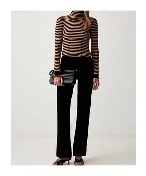 TWINSET Striped Knit Top