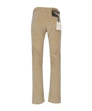 JACOB COHЁN Belt Loop Corduroy Trousers - No