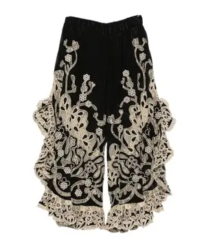 Sea Gracelyn Lace-trimmed Trousers - Black