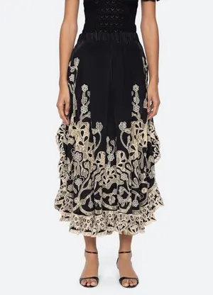 Sea Gracelyn Lace-trimmed Trousers