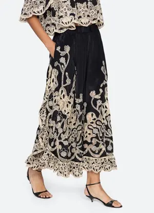 Sea Gracelyn Lace-trimmed Trousers