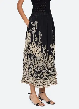 Sea Gracelyn Lace-trimmed Trousers