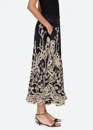 Sea Gracelyn Lace-trimmed Trousers
