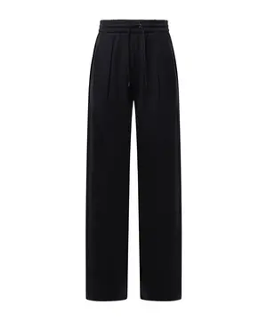 Max Mara Drawstring-waist Track Pants - Navy Blue