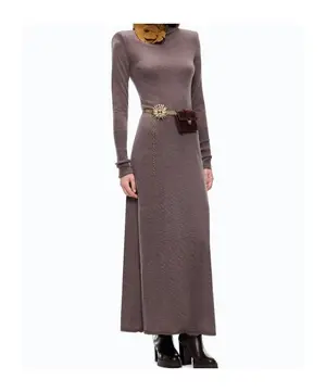 Pinko Fine-knit Roll-neck Dress