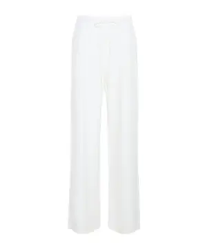 Max Mara Drawstring Casual Pants - White