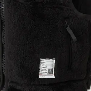 Mihara Yasuhiro Sleeveless Faux Shearling Jacket