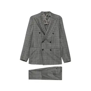 Tagliatore Long-sleeve Suit Set - Gray