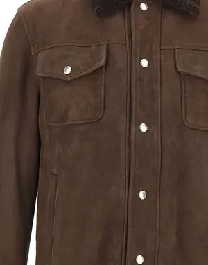 BARBA NAPOLI Long-sleeve Collared Jacket