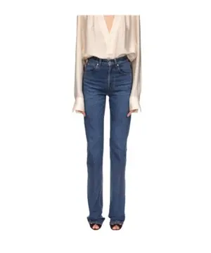 Victoria Beckham Belt-loop Jeans - Blue