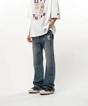Mihara Yasuhiro Flared Denim Pants