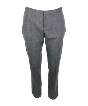 Fabiana Filippi Embellished Straight Leg Trousers - Gray