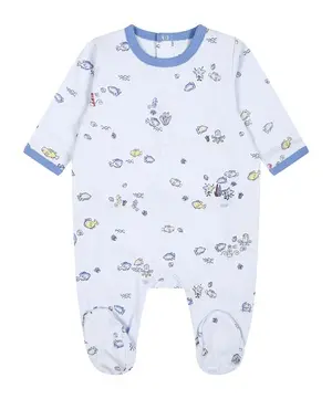 Kenzo Logo Jumpsuit Hat Bib Set