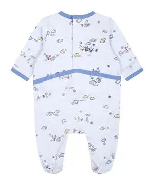 Kenzo Logo Jumpsuit Hat Bib Set