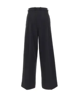 RRD Wide Leg Trousers With Belt Loops