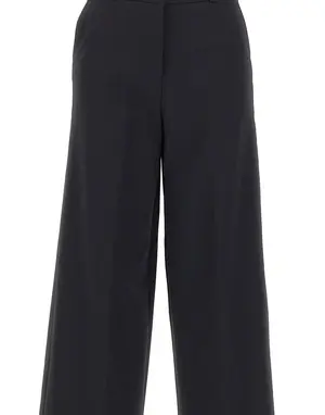 RRD Wide Leg Trousers With Belt Loops