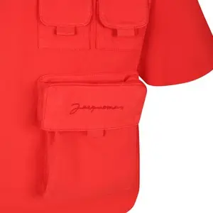 Jacquemus Embroidery Round-collar T-shirt