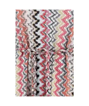 Missoni Kaftano Zigzag Wovened V-neck Maxi Dress