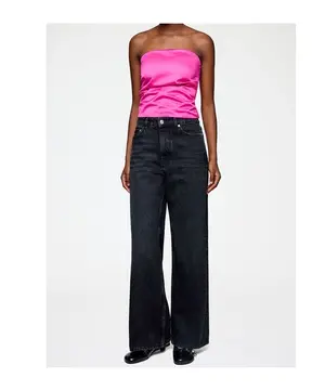 GANNI Top In Duchesse Satin