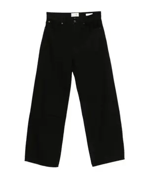 FRAME Wide-leg Jeans - Black