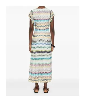 Missoni V-neck Midi Dress