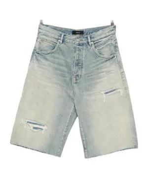PURPLE BRAND Belt Loop Denim Shorts