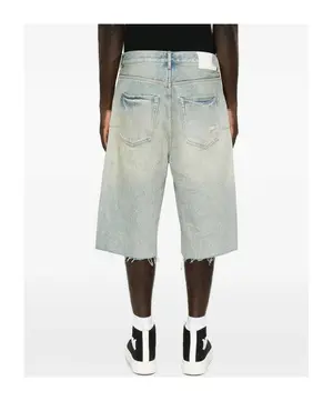 PURPLE BRAND Belt Loop Denim Shorts