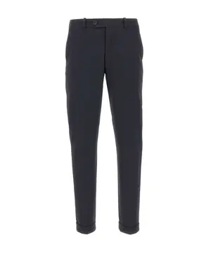 RRD Casual Trousers With Belt Loops - Blue